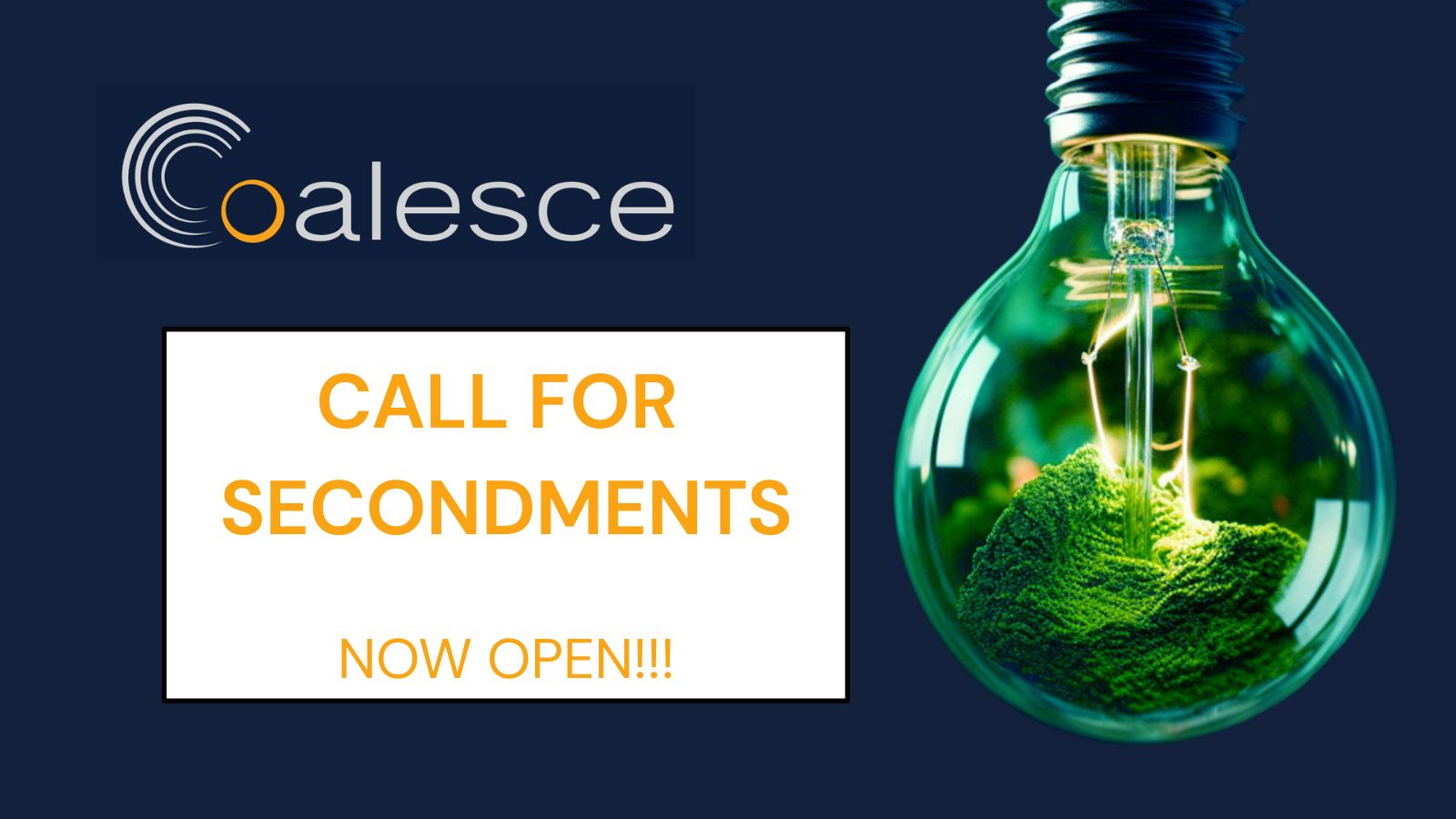 COALESCE: Call for Secondments - coalesce-horizon.eu